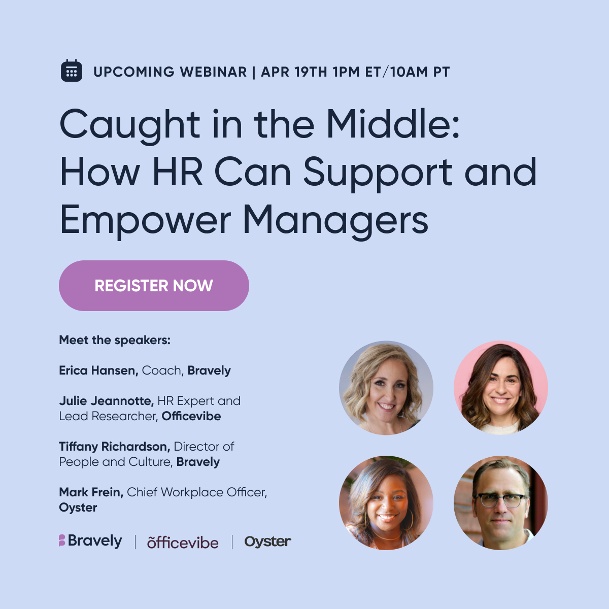 On-Demand Webinar: Caught in the Middle: How HR Can Support and Empower ...